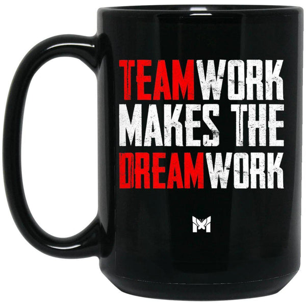 (Coffee Mug) "Teamwork Makes The Dream Work" - Perfect Gift For Teams ...